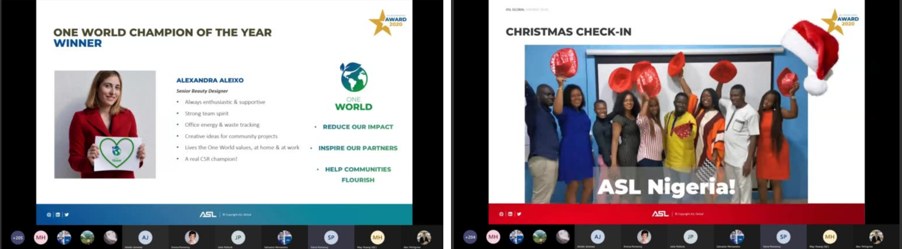 Congratulations to all our ASL Awards winners!